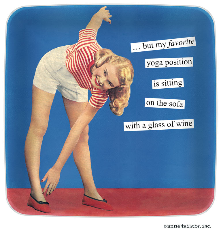 Anne Taintor Cocktail Napkins "yoga" – ShopAtArtworks.com